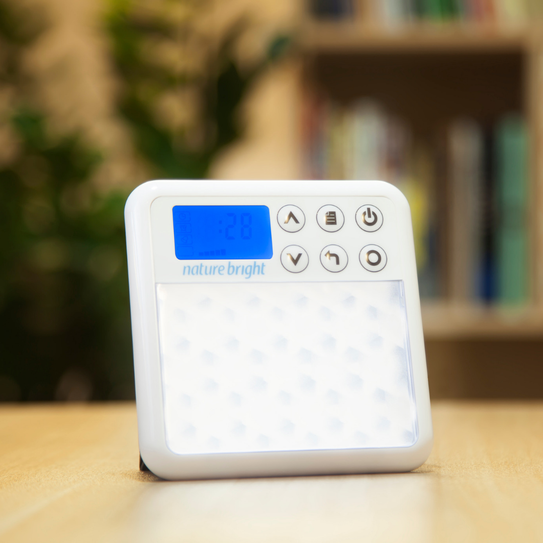 Built-in wake-up light alarm clock for constant fatigue – naturebright
