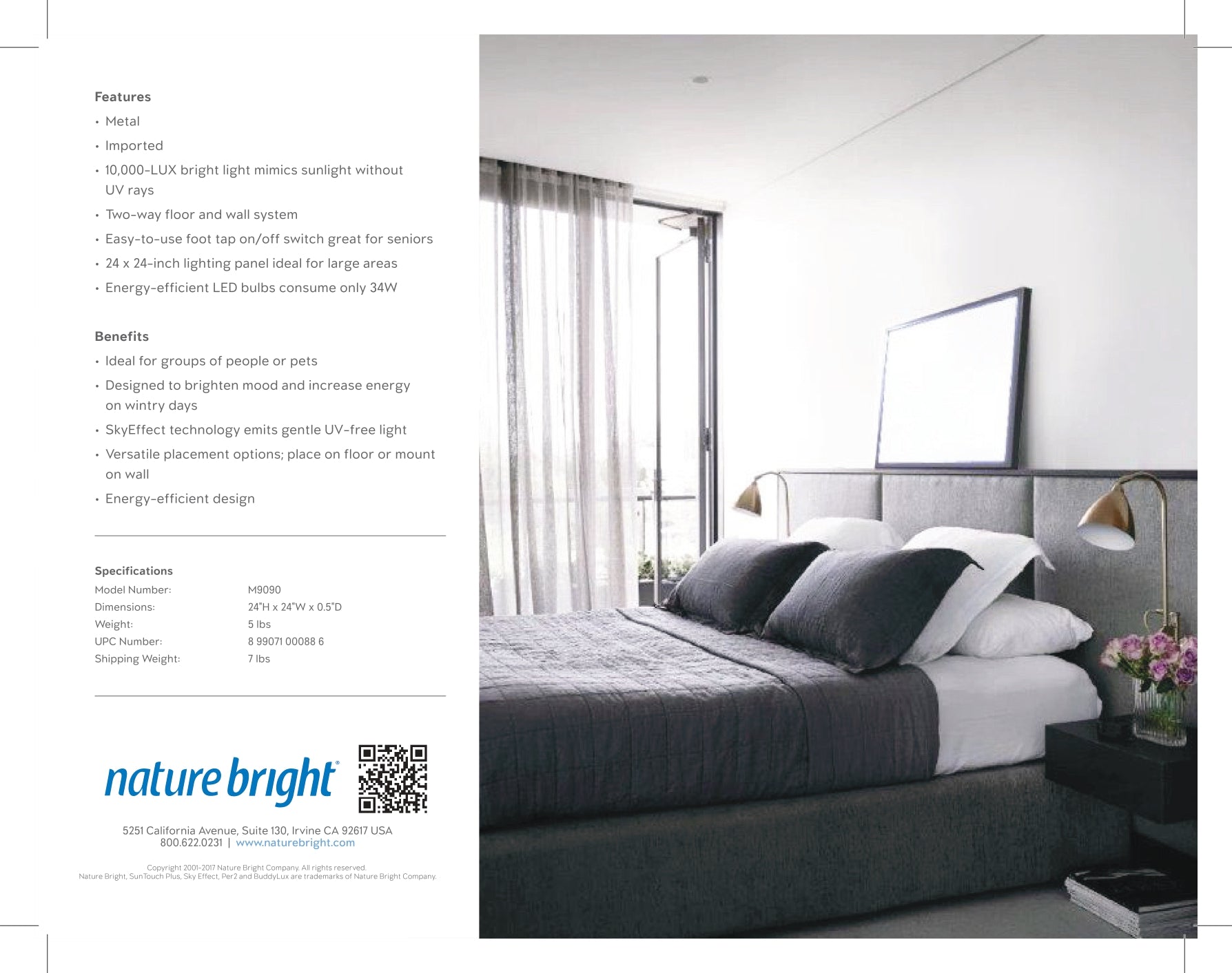 BuddyLux - Light Therapy Panel to regulate your body’s internal clock ...